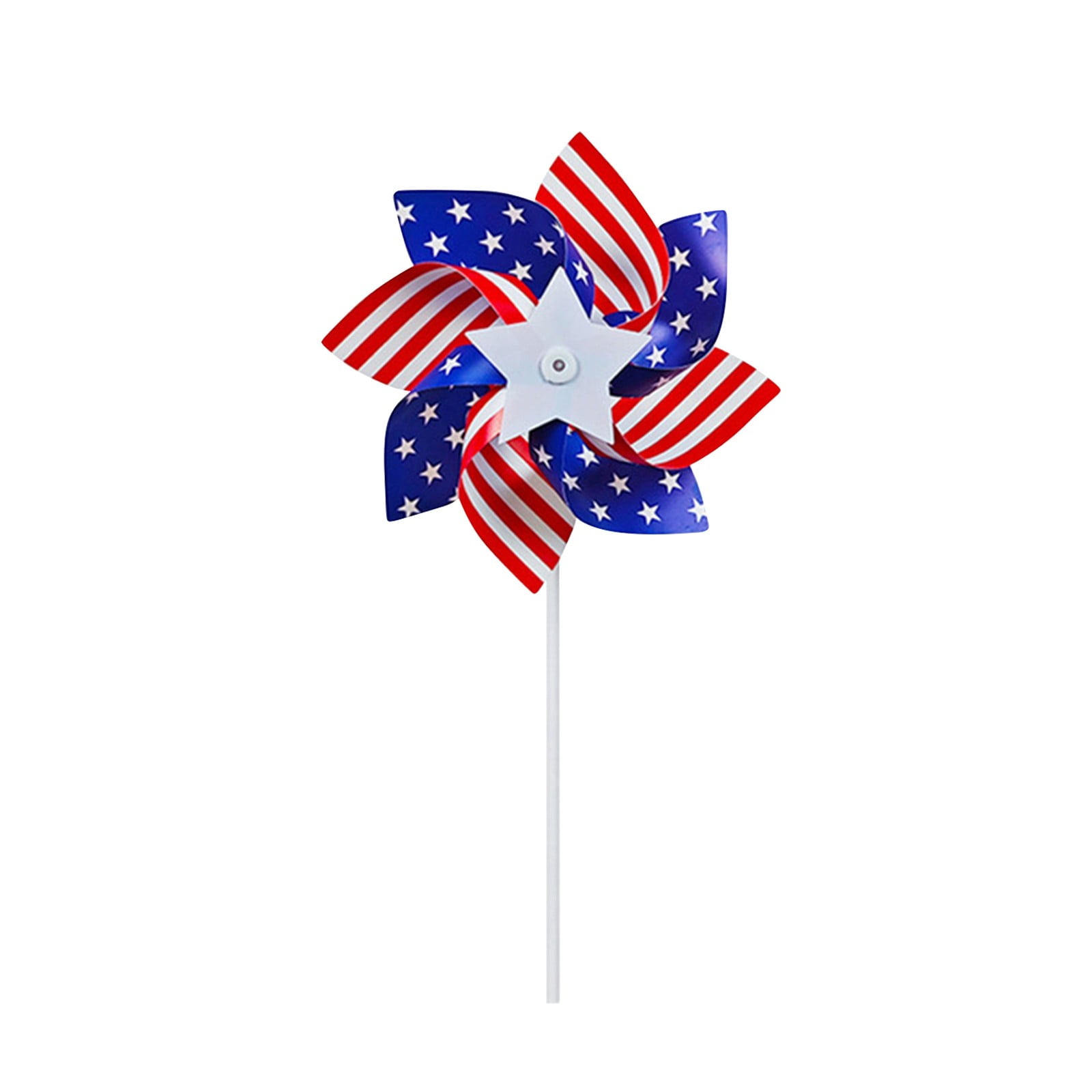3 Pack Pinwheels Patriotic Decorations, American Flag on Stick Wind ...