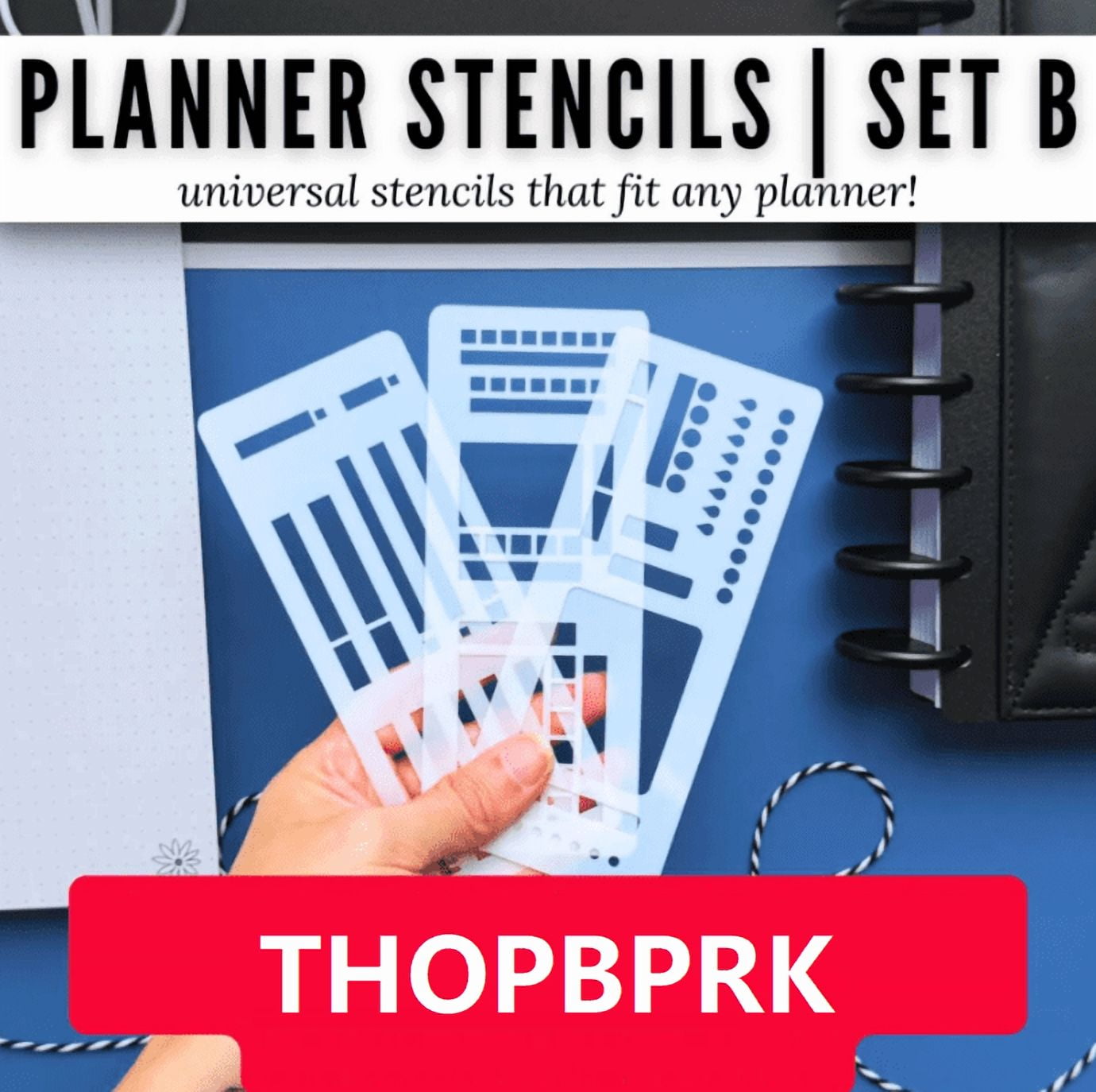 3-Pack Planner Stencils | Flexible Journal Stencils | Bullet Journal ...