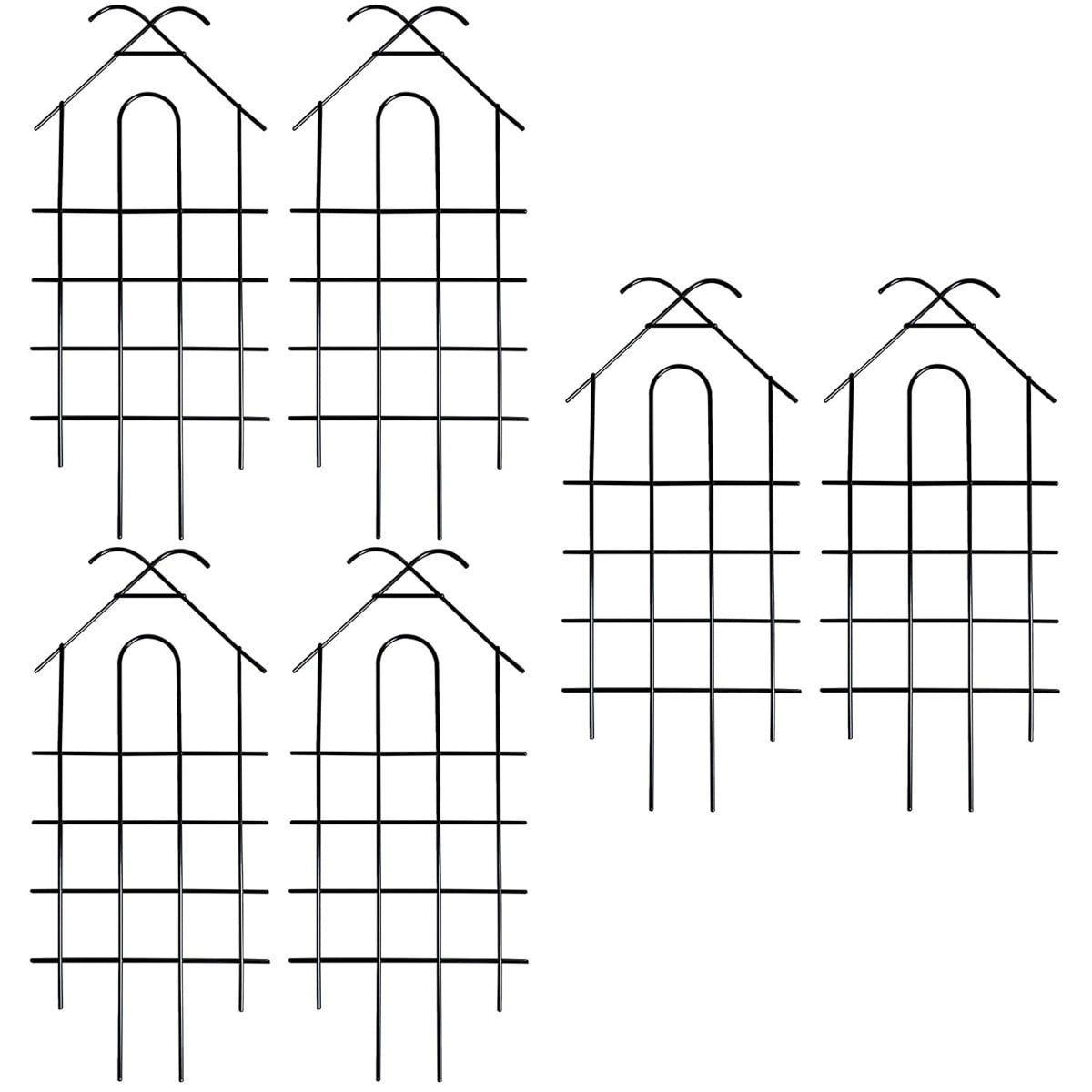 3 Pack Plant Climbing Frame Propagation Plants Outdoor Frames Black ...