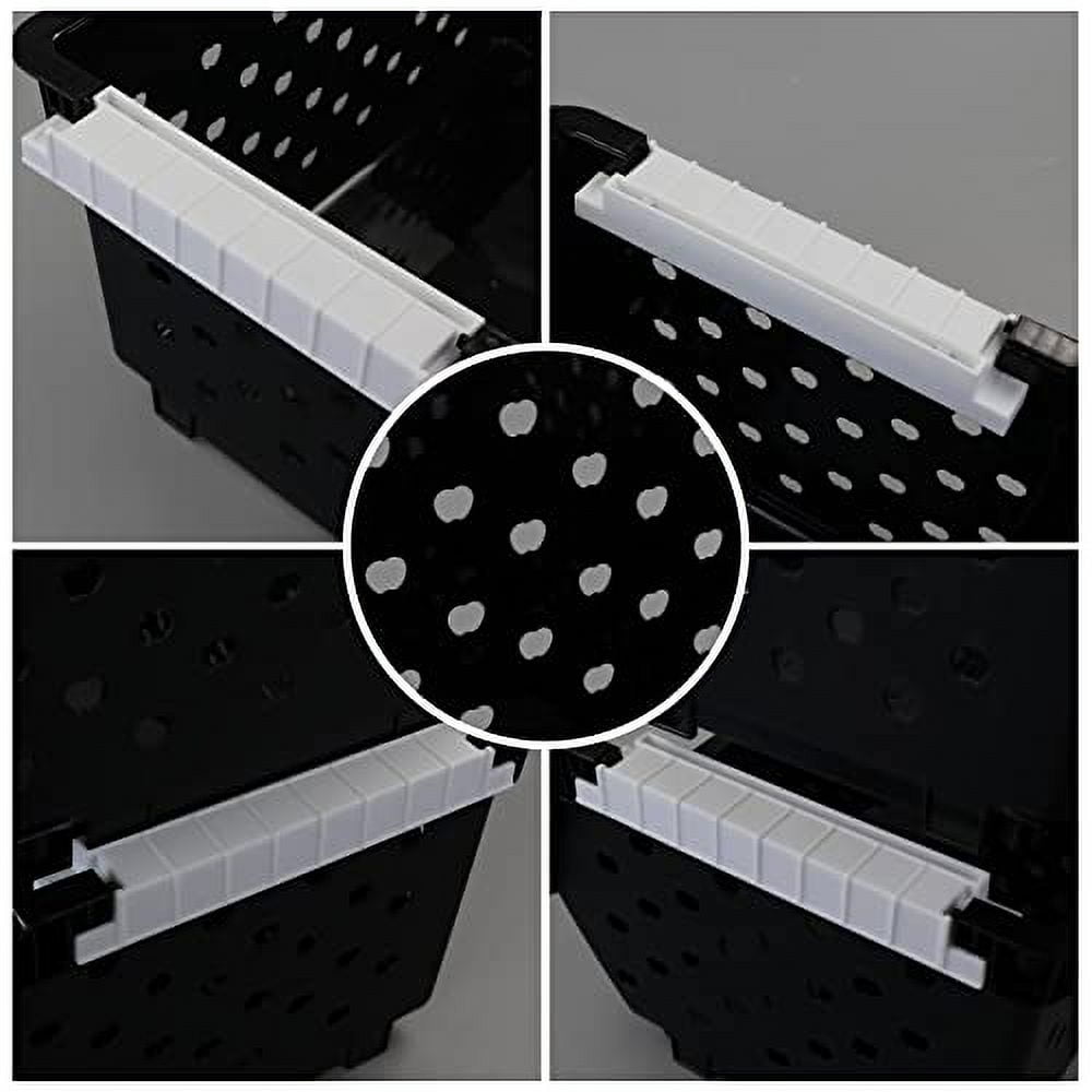 3-Pack Plastic Stackable Organizer Basket, Stacking Storage Basket ...