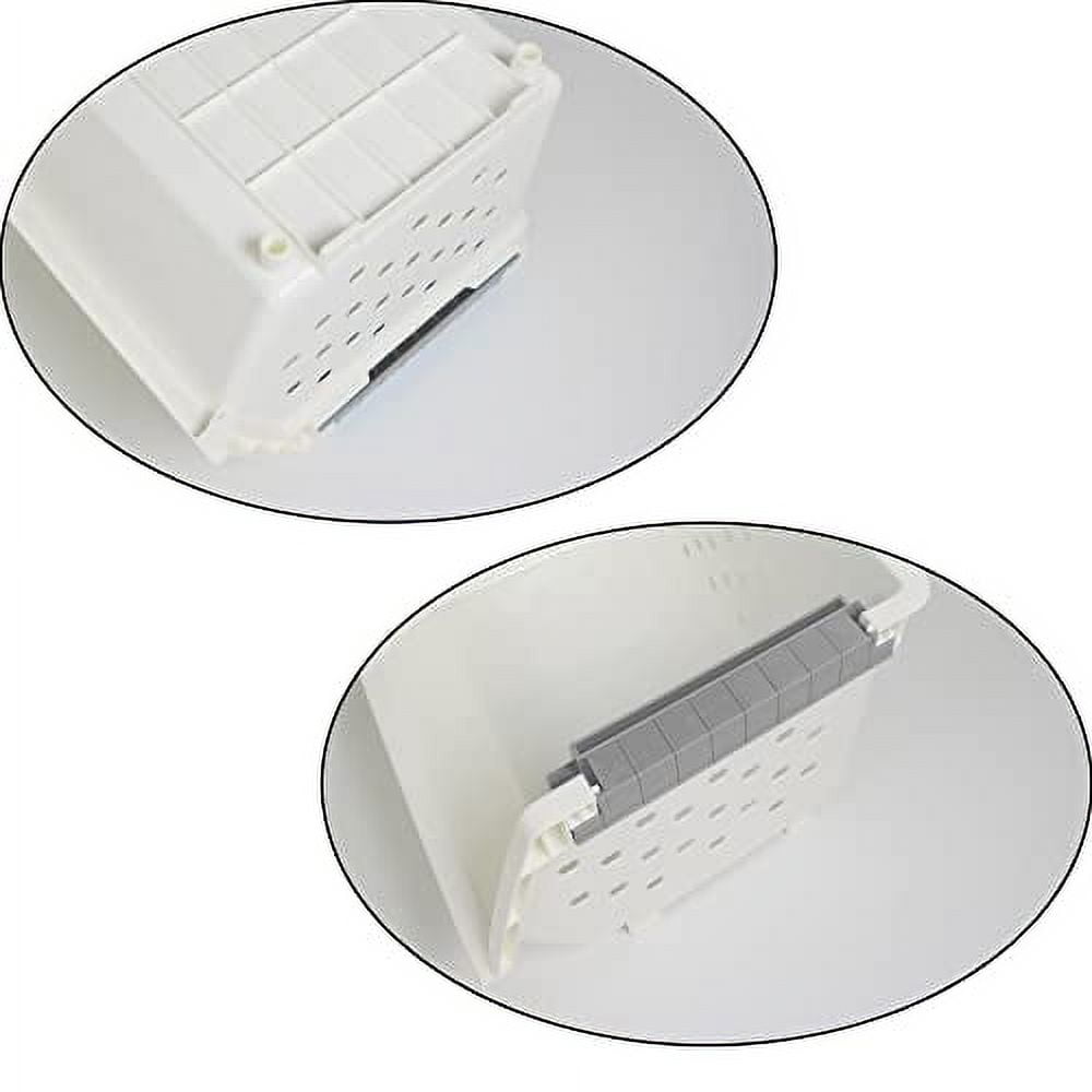 Hommp 3-Pack Plastic Stackable Storage Basket, White Stacking Organizer Basket - Walmart.com