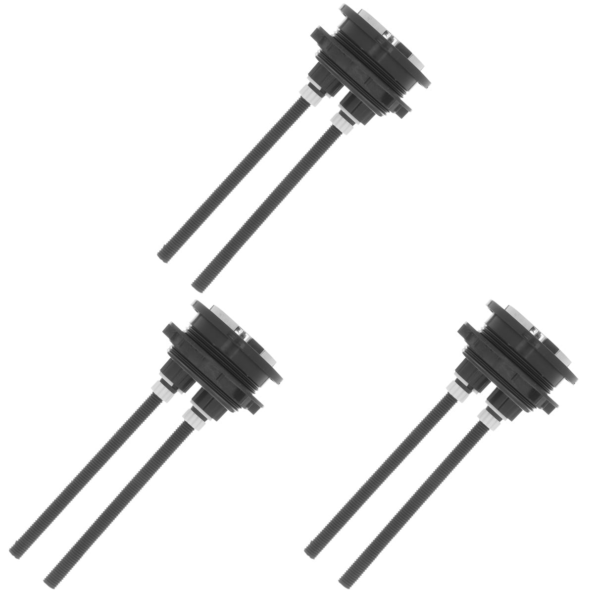3 Pack Plastic Toilet Flush Button Flusher Accessories Parts Dual Push ...