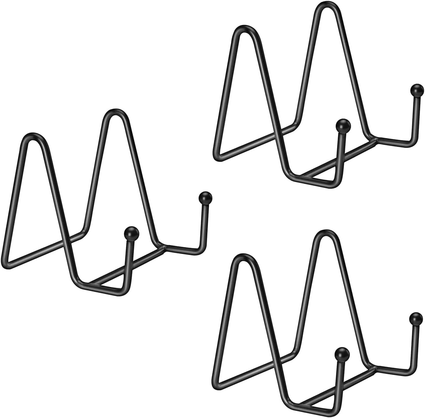 3 Pack Plate Stands for Display, 4 Inch Plate Holder Display Stand ...