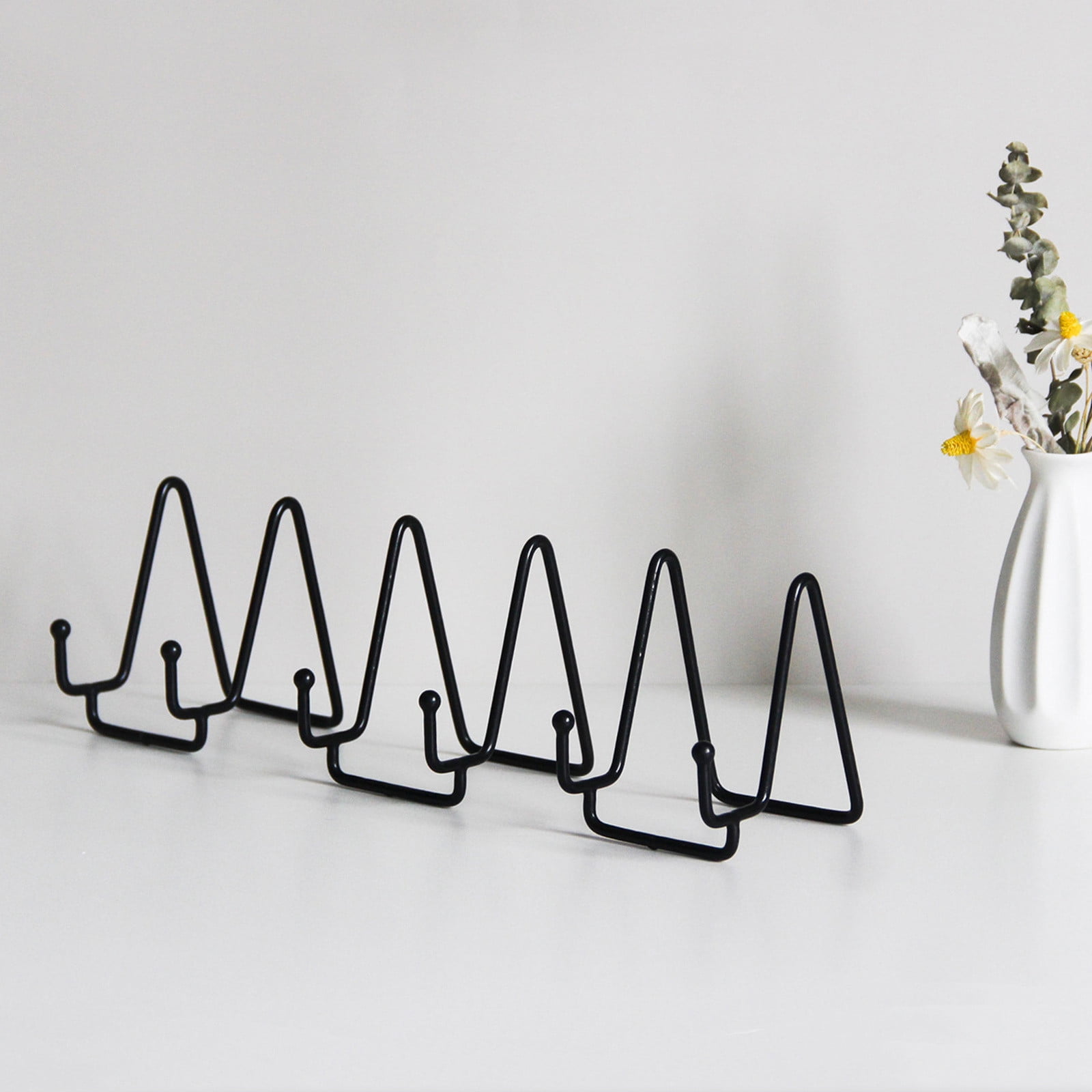 3 Pack Plate Stands for Display, Plate Holder Display Stand, Metal ...