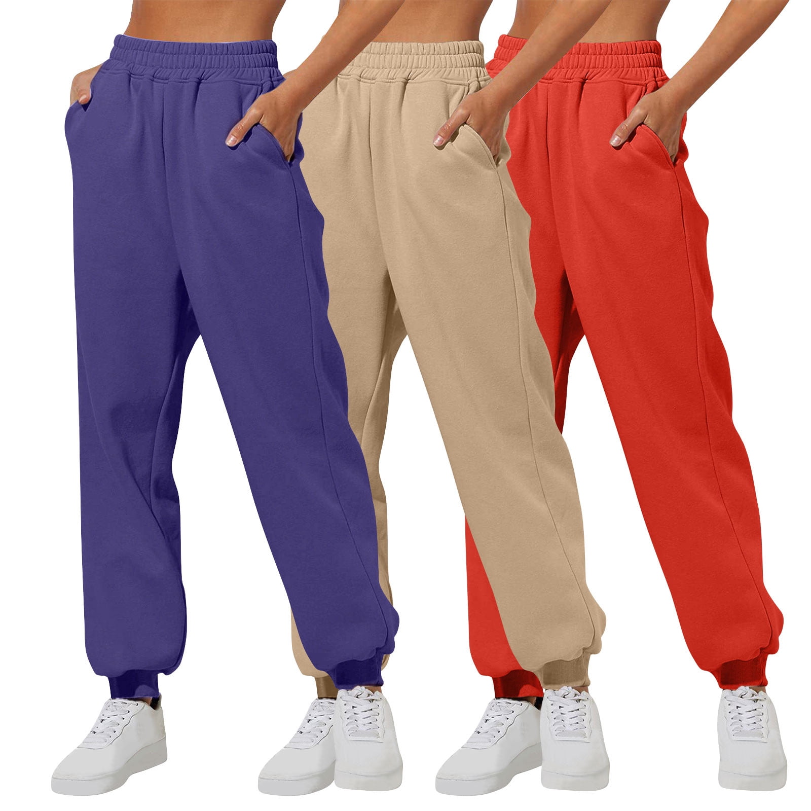 3 Pack Plus Size Clothes Sweatpants Joggers for Men Baggy Sweat Pants ...