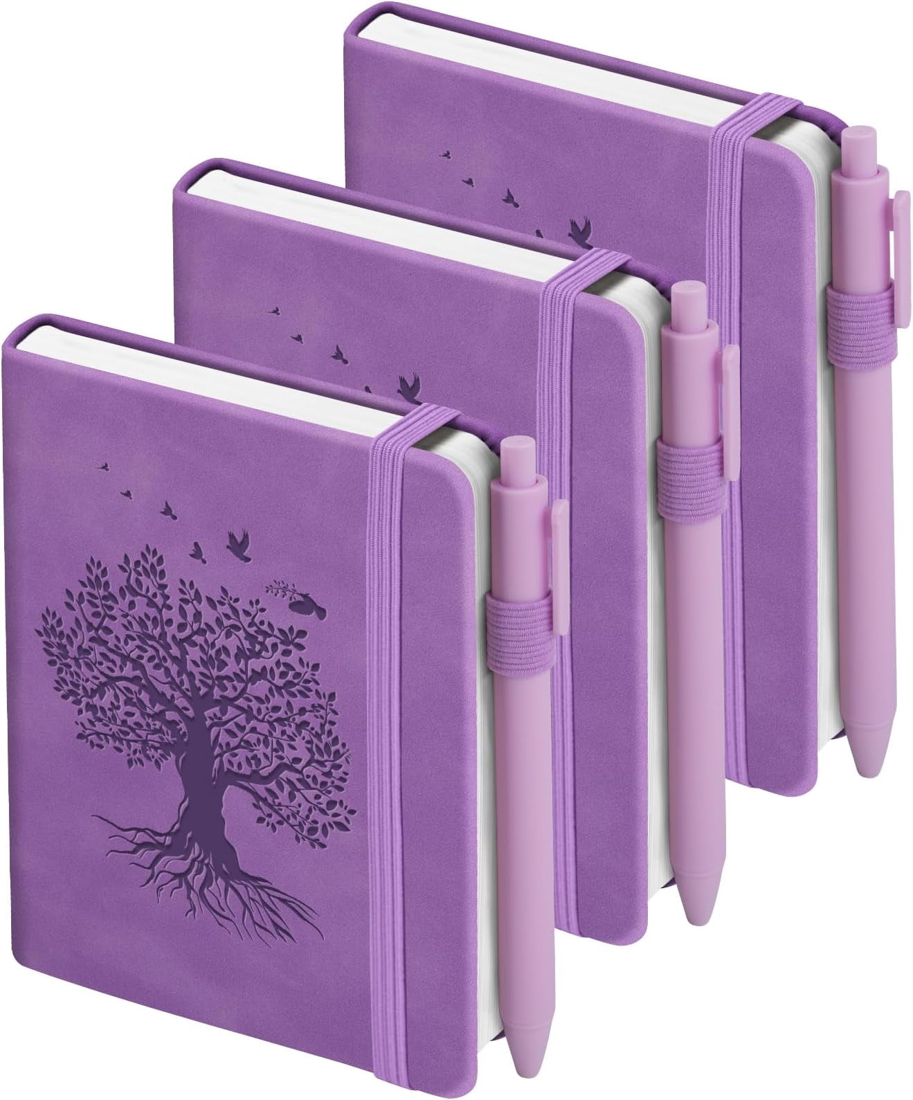 3 Pack Pocket Journaling Notebooks, A6 Small Notebook Total 360 Pages ...