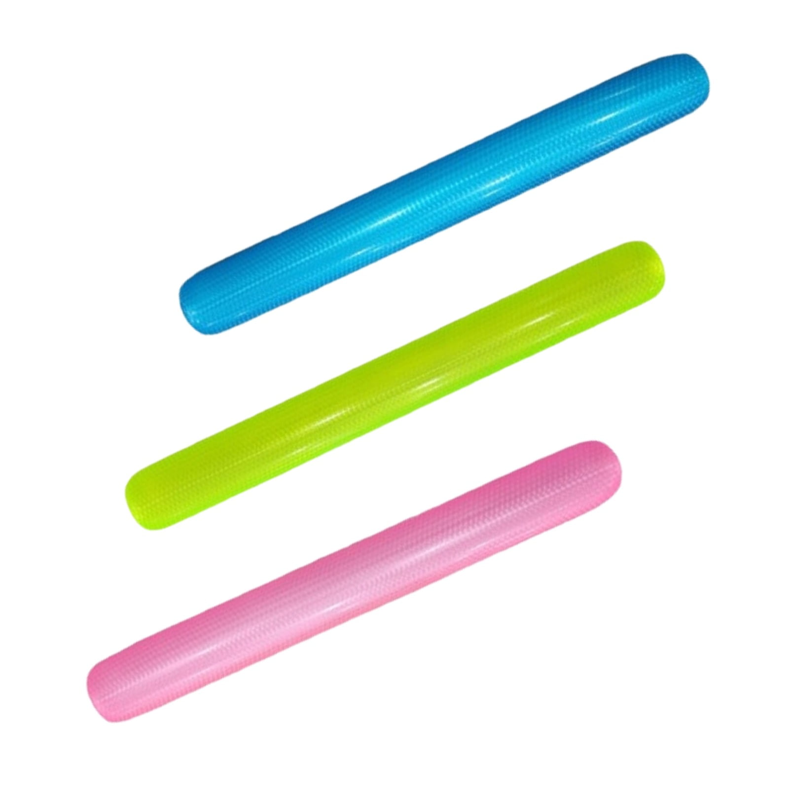 3 Pack Pool Noodles Float Inflatable Pool Noodles Floats - 63" x 6.75 ...