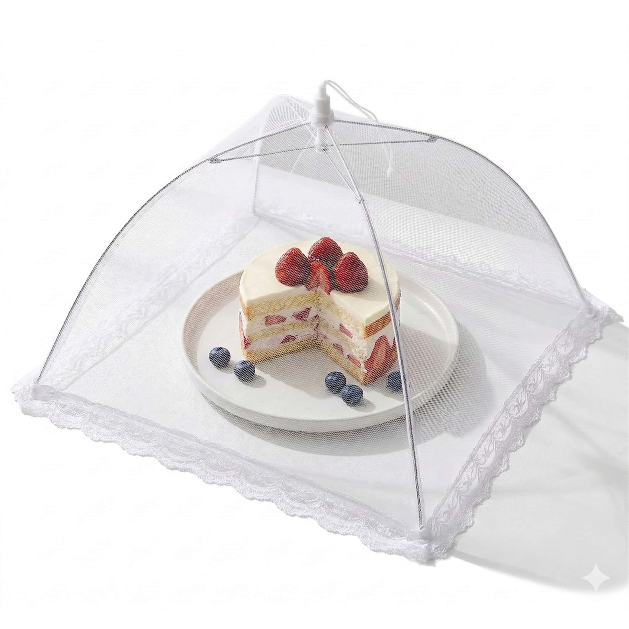 3 Pack Pop-Up Food Covers 14 Inch, Encrypted Fine Mesh Tent for ...