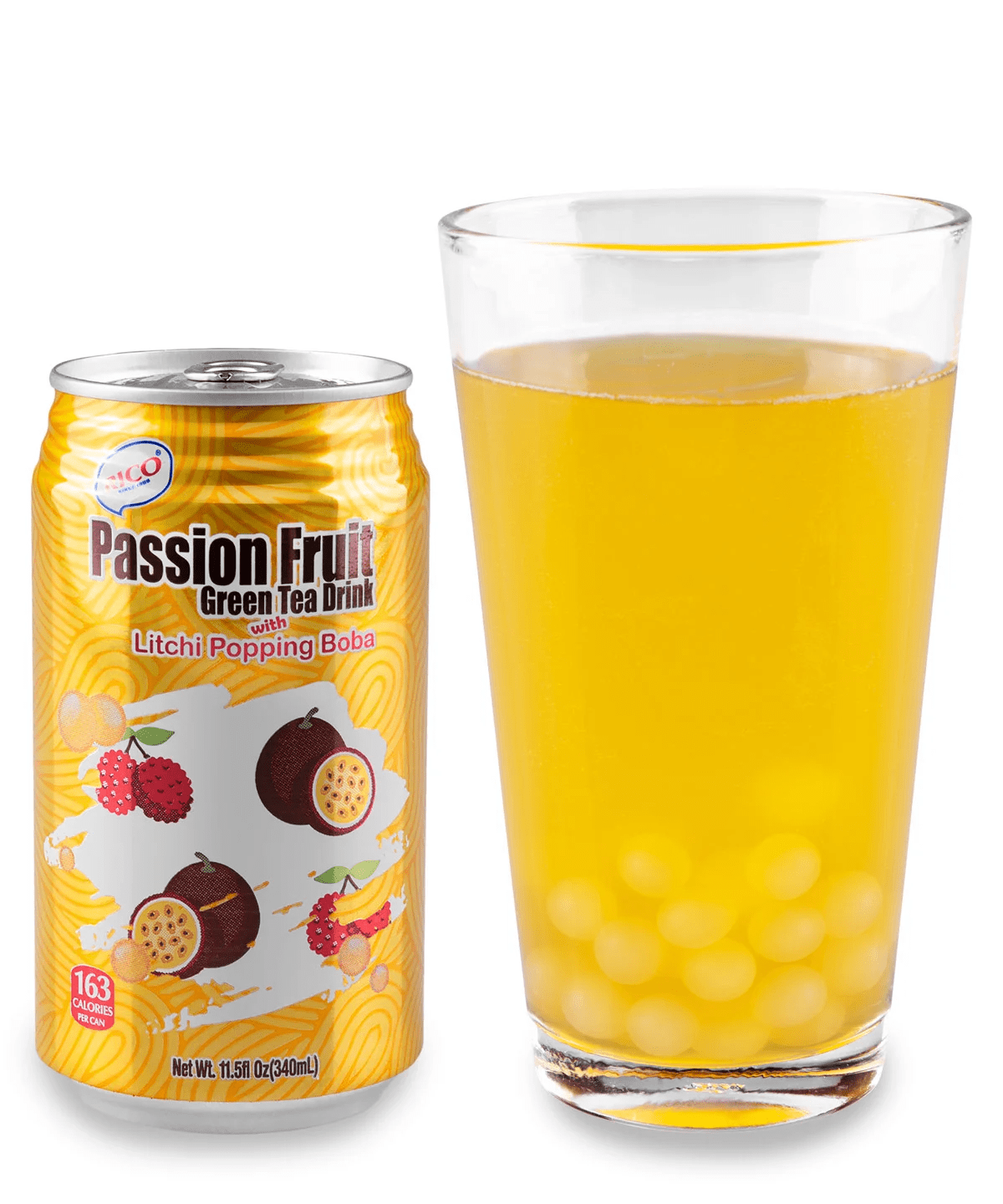 3 Pack Popping Boba Tea in a Can- The Taiwanese beverage with popping ...
