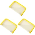 3-Pack Portable Zippered File Bags with Scratch-Resistant Surface ...