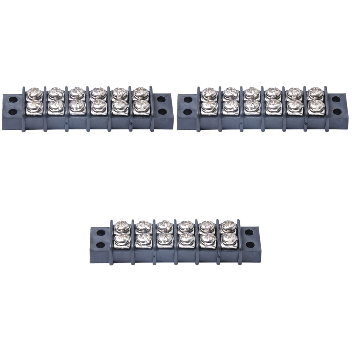 3 Pack Positions Voltsteed Electric Terminal Block with Ears Screw ...