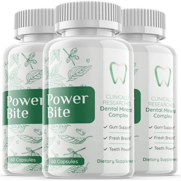 (3 Pack) Power Bite - Advanced Oral Probiotics Formula for Healthy ...