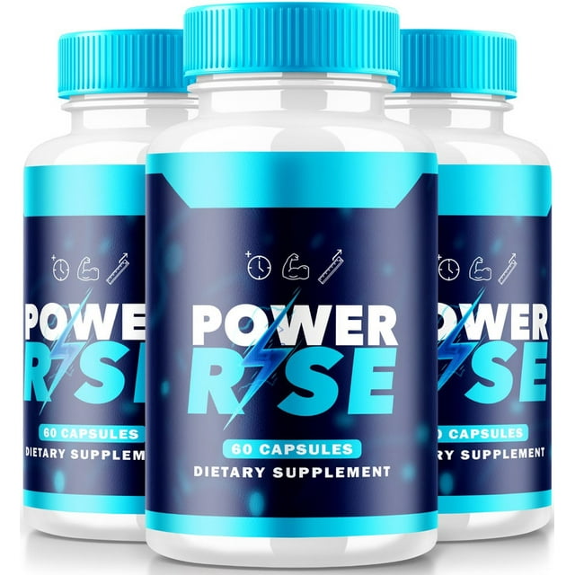 (3 Pack) Power Rise Pills, Official PowerRise Capsules, All Natural ...