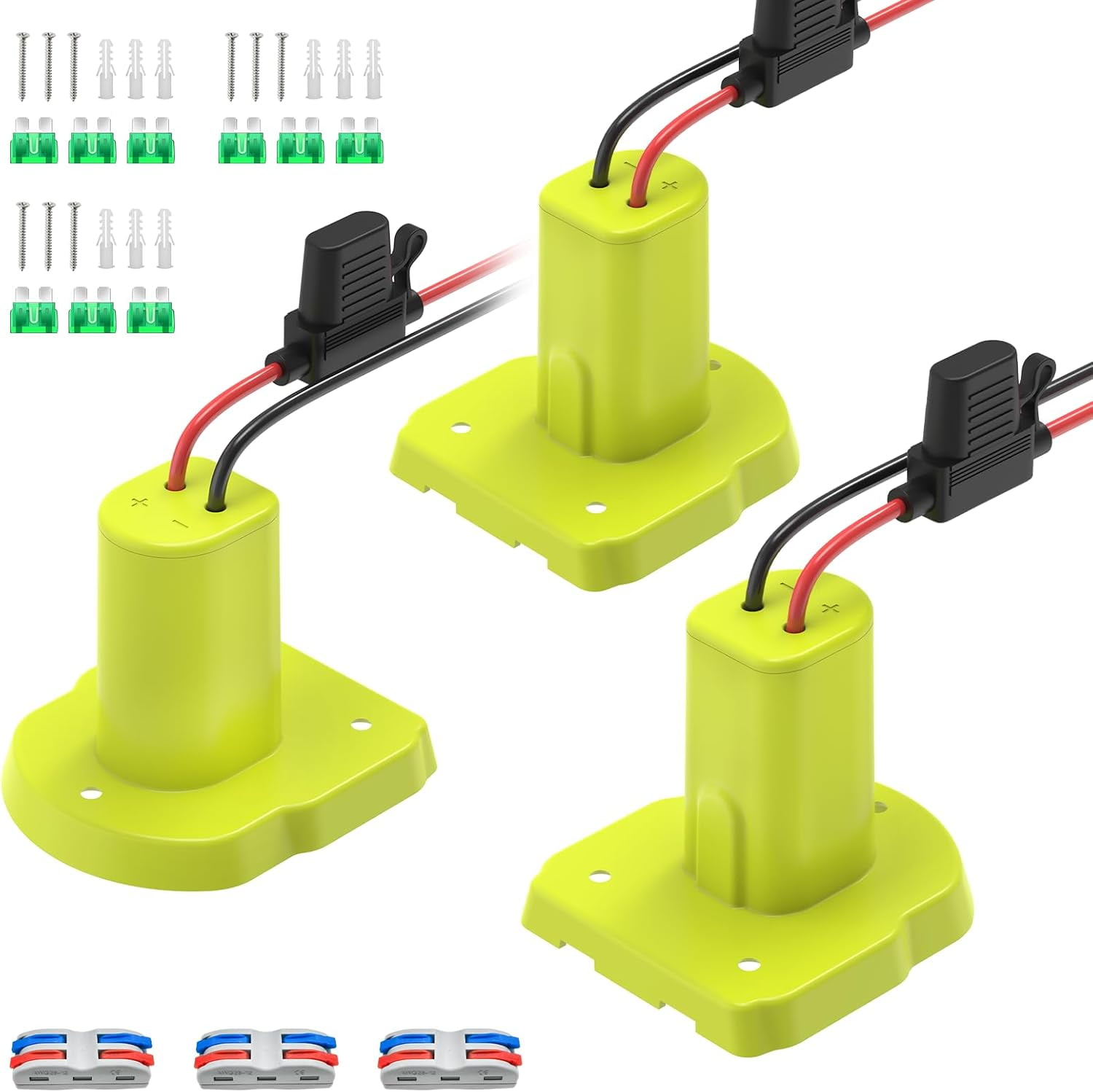 3 Pack for Power Wheel Battery Adapter Compatible with Ryobi 18V ONE+ ...