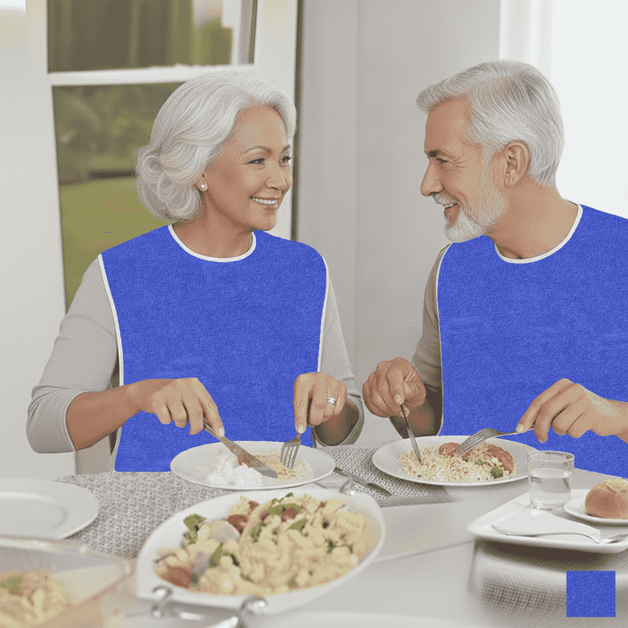 3 Pack Premium Adult Bibs - bibs for adults Men, Women; Eating Cloth ...