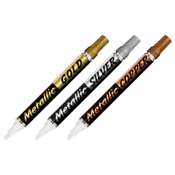 3-Pack Premium Metallic Paint Markers - Walmart.com