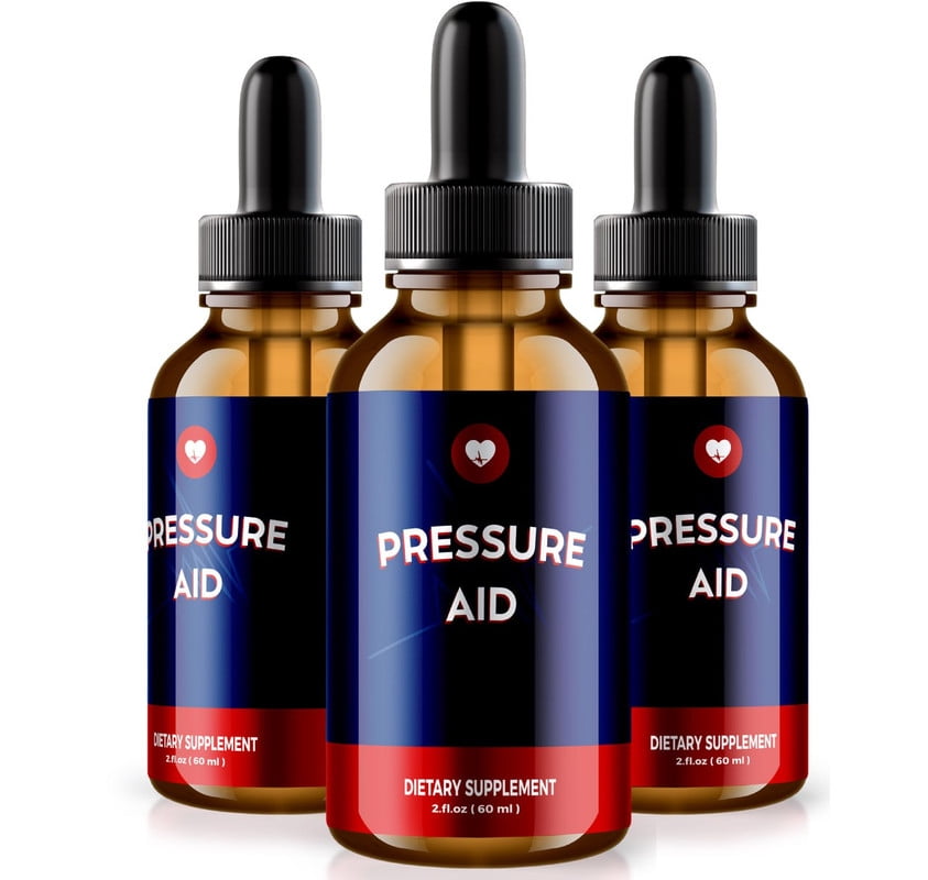 (3 Pack) Pressure Aid Drops - Healthy Blood Flow Supplement, Official ...