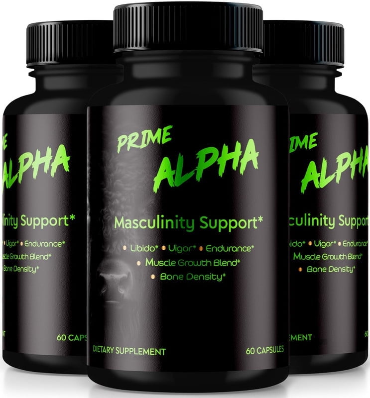 (3 Pack) Prime Alpha Pills, Official Prime Alpha Max, All Natural ...
