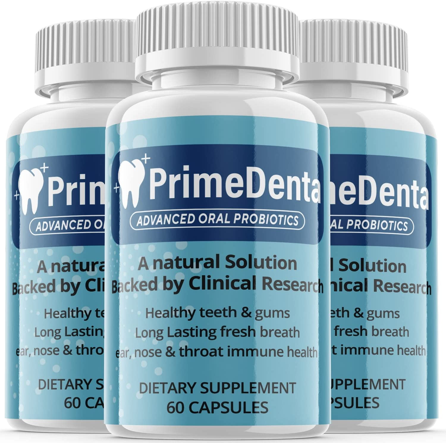 (3 Pack) Prime Denta - Advanced Oral Probiotics Formula for Healthy ...