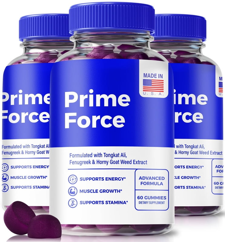(3 Pack) Prime Force Gummies – Official PrimeForce ME All-Natural Gummy for Physical Health ...