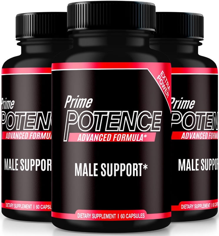 (3 Pack) Prime Potence Pills, Official PrimePotence Capsules, All-Natural Supplement To Support ...