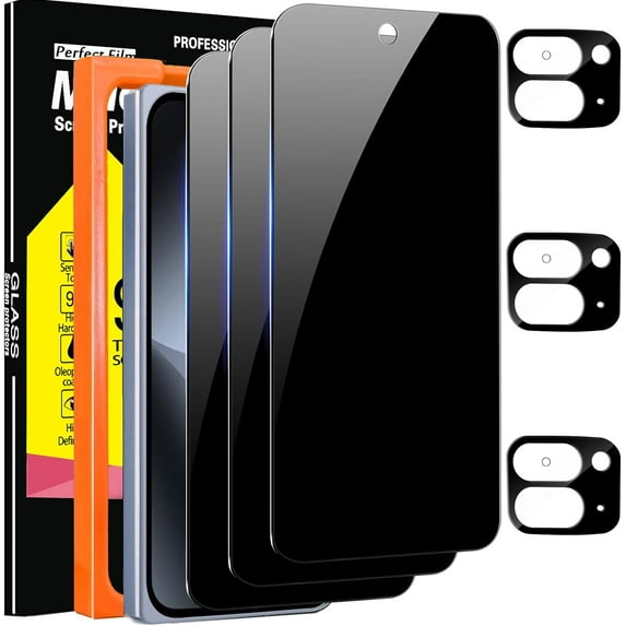 3 Pack Privacy Screen Protector for Google Pixel 10 Pro Fold Tempered ...