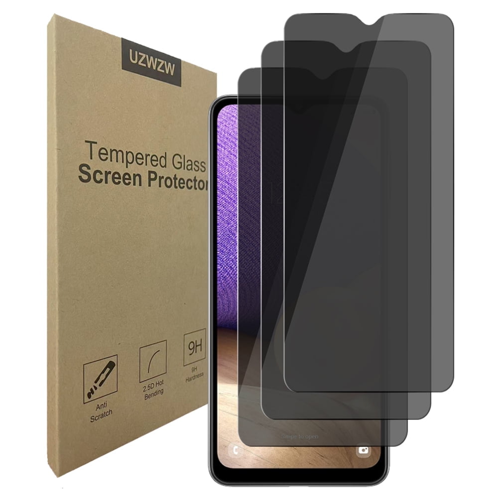 Samsung Galaxy A02-A13/A32 5G 4G, 3 Pack Privacy Screen Protector, 9H ...