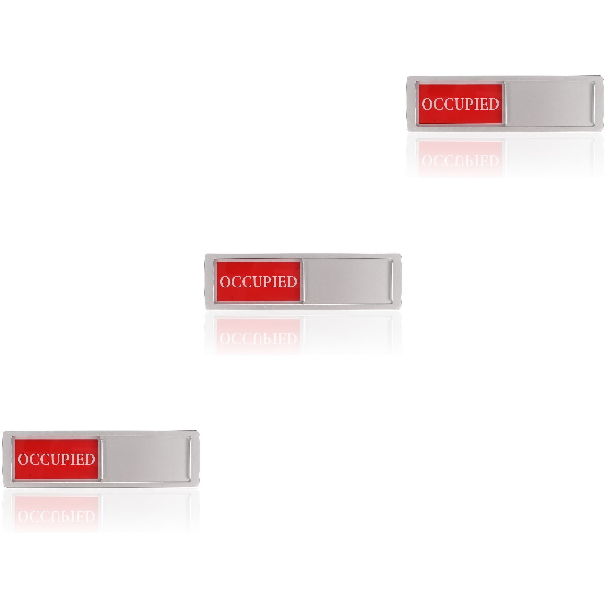 3 Pack Privacy Sign Washroom Signs Front Custom Office White - Walmart.com