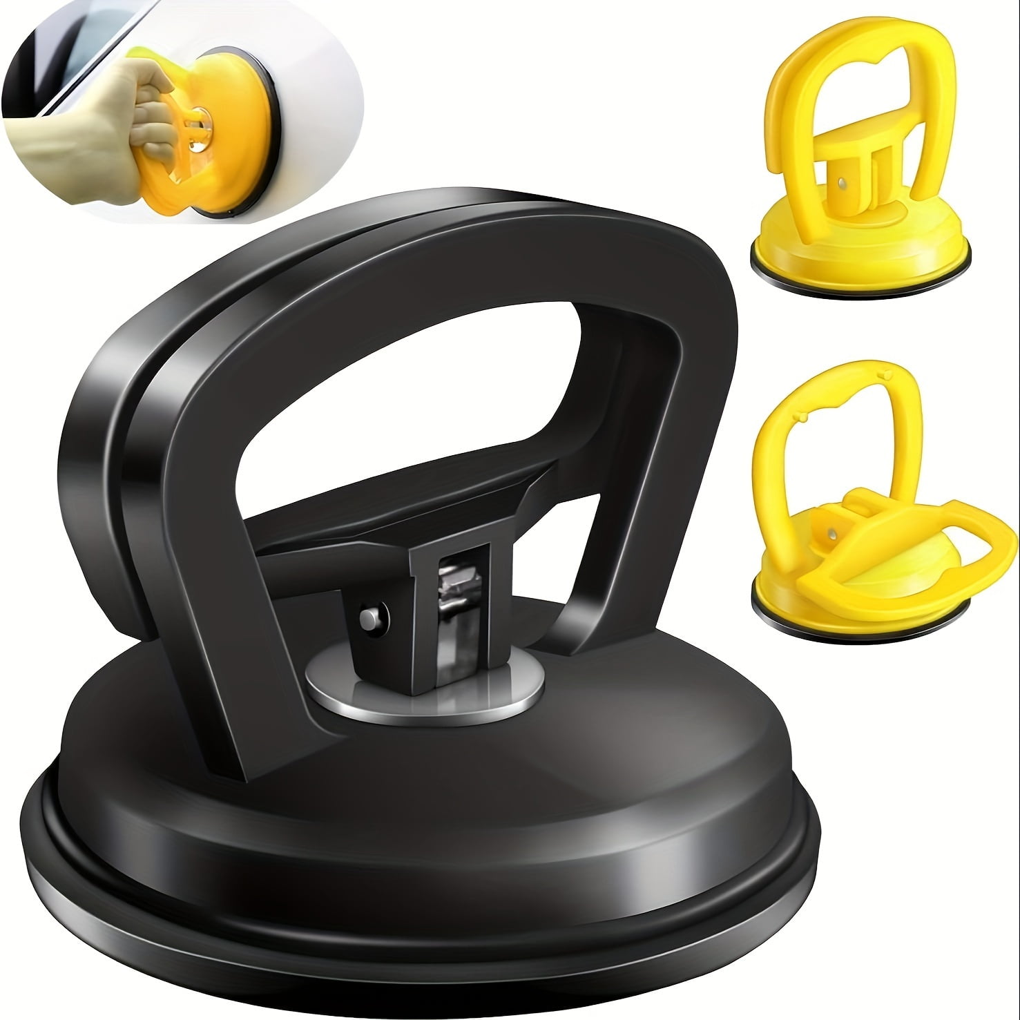 3 Pack Pro Dent Puller Kit - Powerful Suction Cup Dent Remover with ...