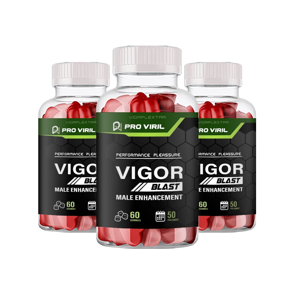 (3 Pack) Pro Viril Vigor Blast - Pro Viril Vigor Blast Mens Gummies ...