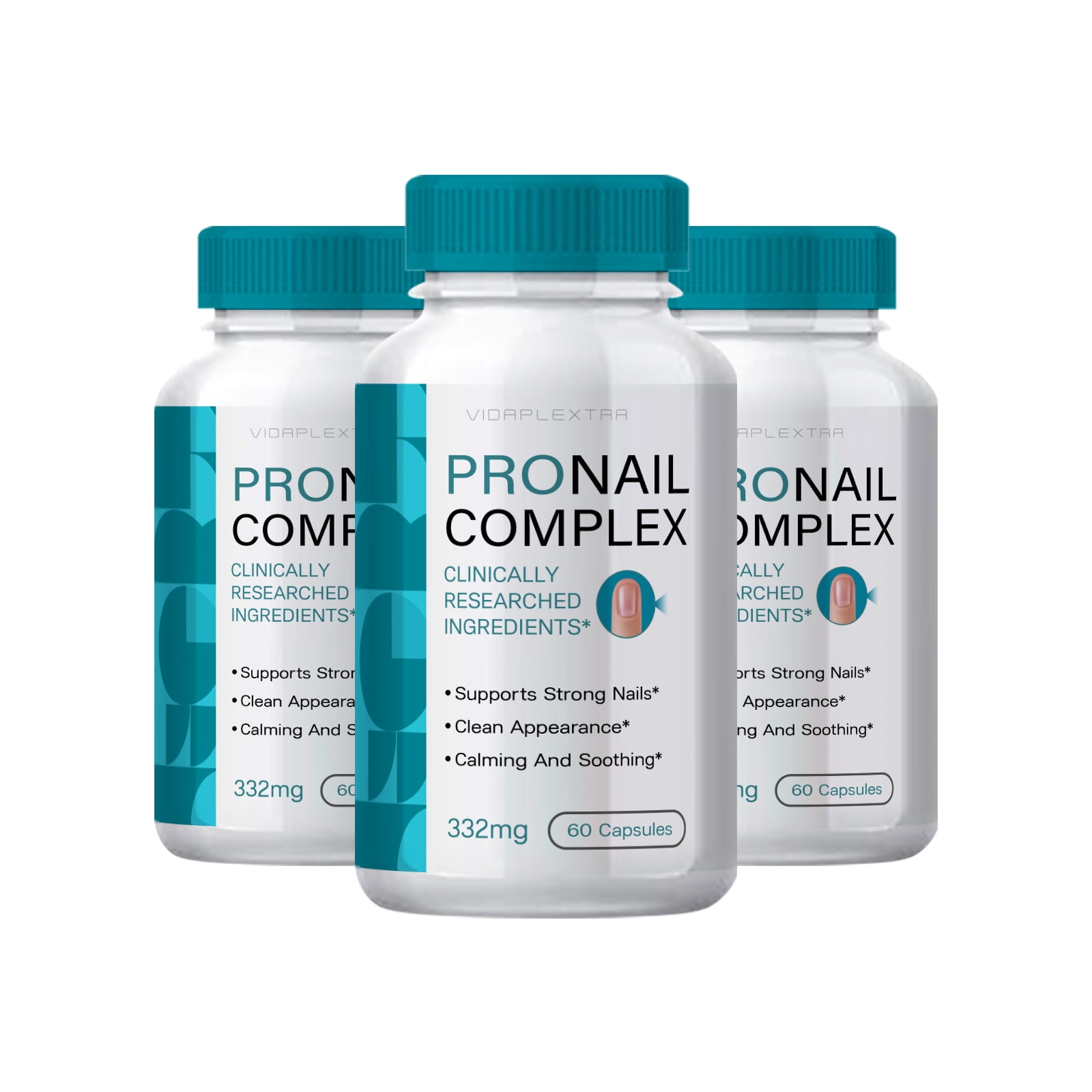 (3 Pack) ProNail Complex - Pro Nail Complex Capsules - Walmart Business ...