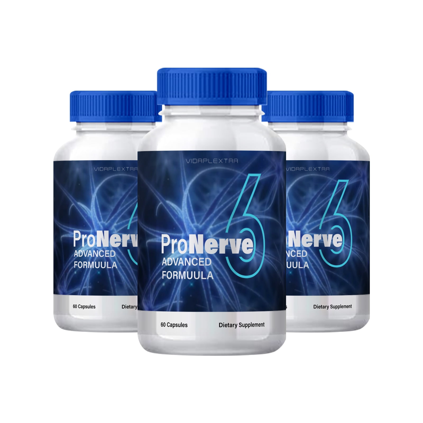 ProNerve 6 Advanced Formula - 3 Pack Blood Sugar Support Supplement ...