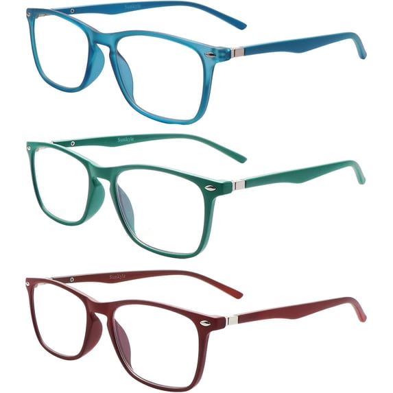 3 Pack Progressive Multifocus Reading Glasses for Men Women Blue Light ...