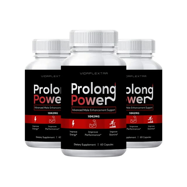 (3 Pack) Prolong Power Capsules - Prolong Power Male Capsules - Walmart.com