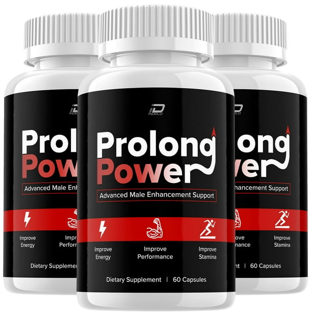 (3 Pack) Prolong Power Pills Supplement, Prolong Power Capsules ...