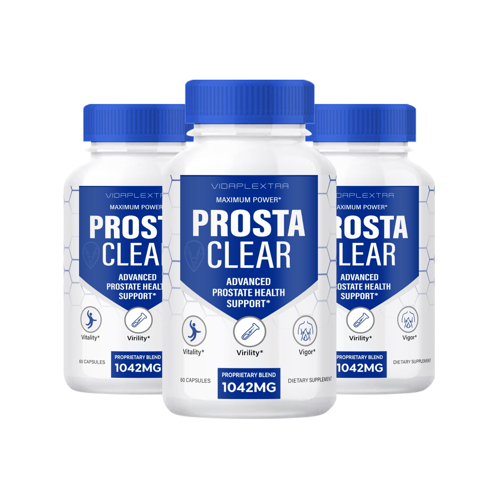 (3 Pack) Prosta Clear Capsules - Prosta Clear Male Capsules - Walmart.com