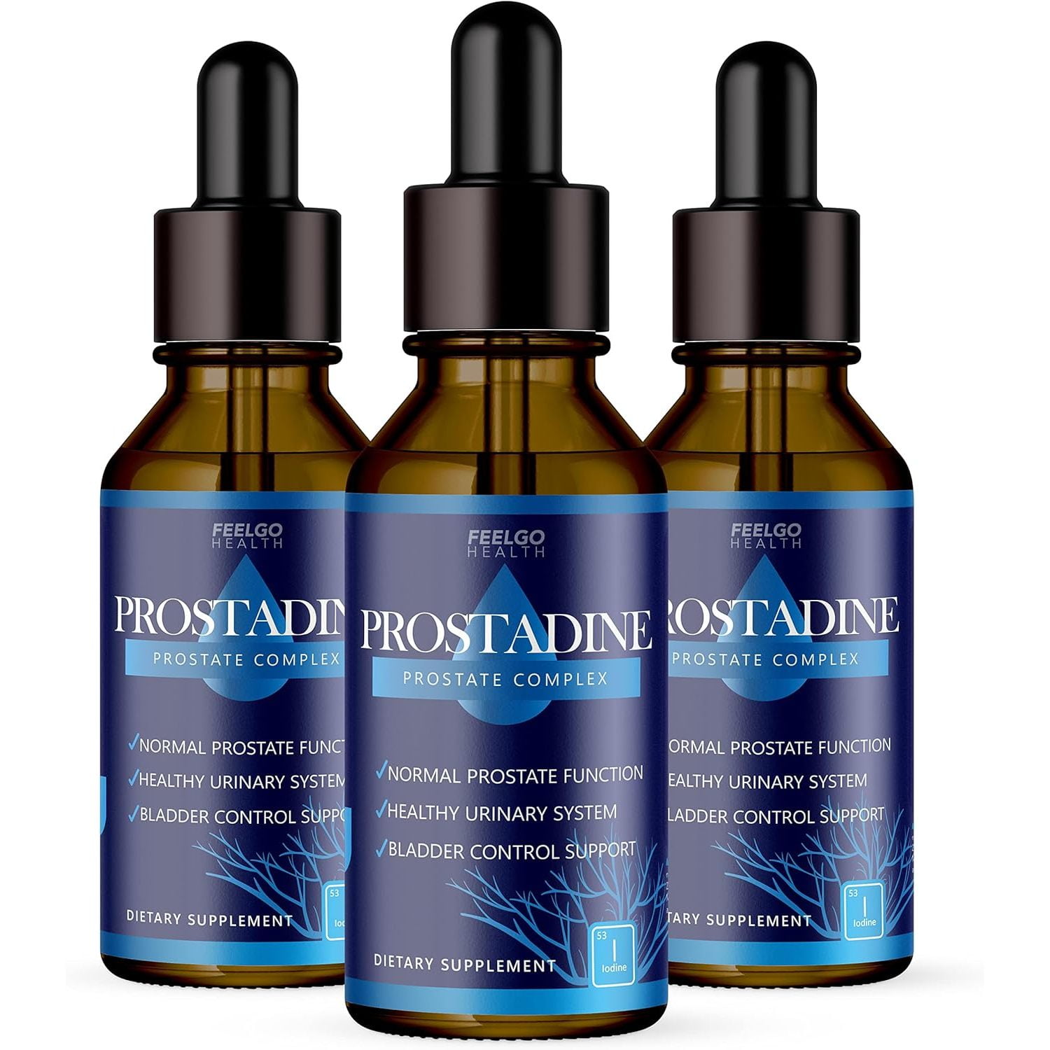 3 Pack - Prostadine Liquid Drops - Postradyne Complex Complete Natural ...