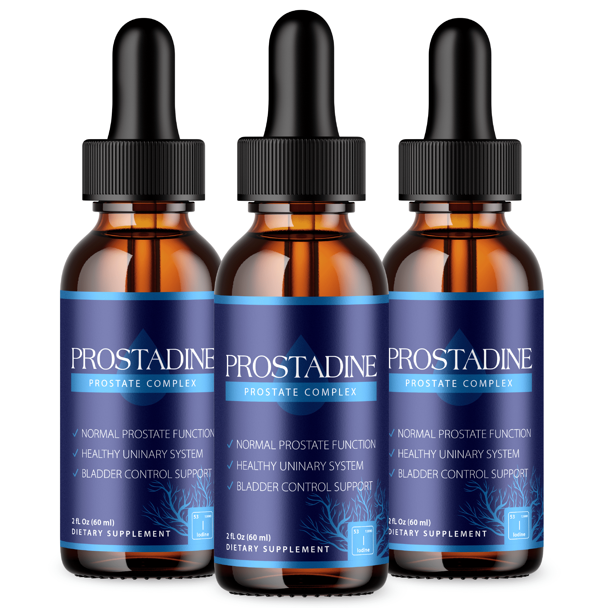Healthly Prostadine Prostate Complex Drops 3 Pack Supports Healthy
