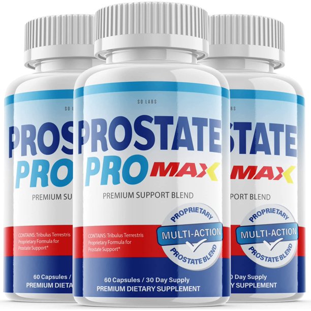 (3 Pack) Prostate Pro Max - 180 Capsules - Walmart Business Supplies