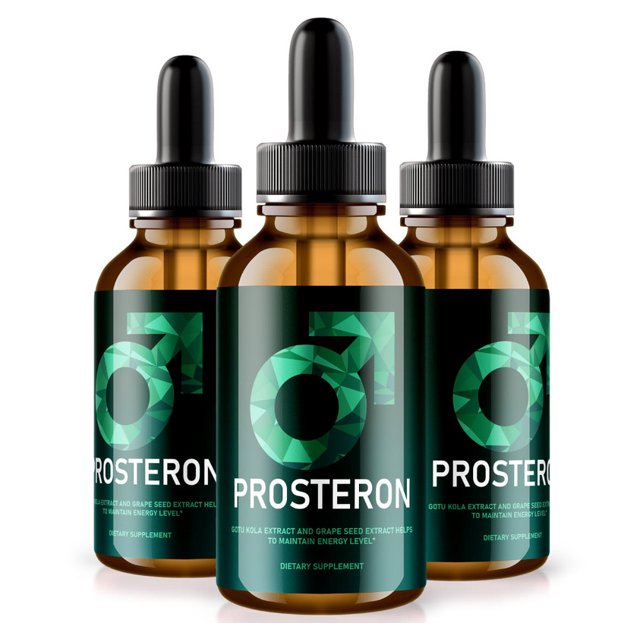 (3 Pack) Prosteron Drops, All-Natural Prostate Health Supplement ...