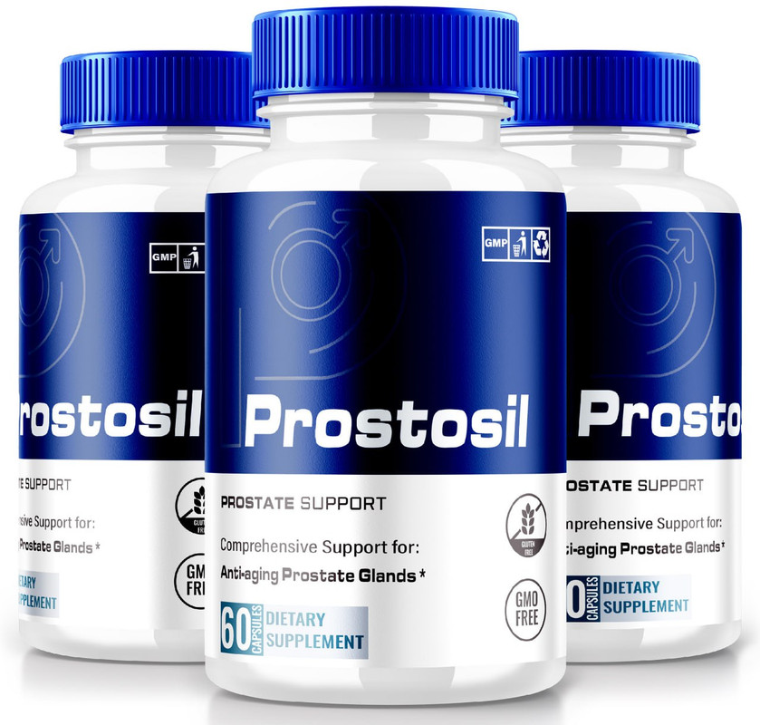 (3 Pack) Prostosil Capsules, All Natural Formula For Prostate Health Support, Maximum Strength ...