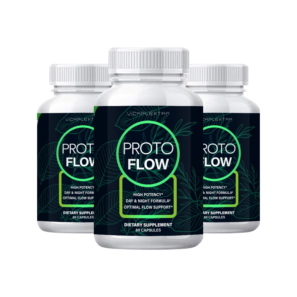 (3 Pack) Proto Flow Capsules - Proto Flow Male Capsules - Walmart.com