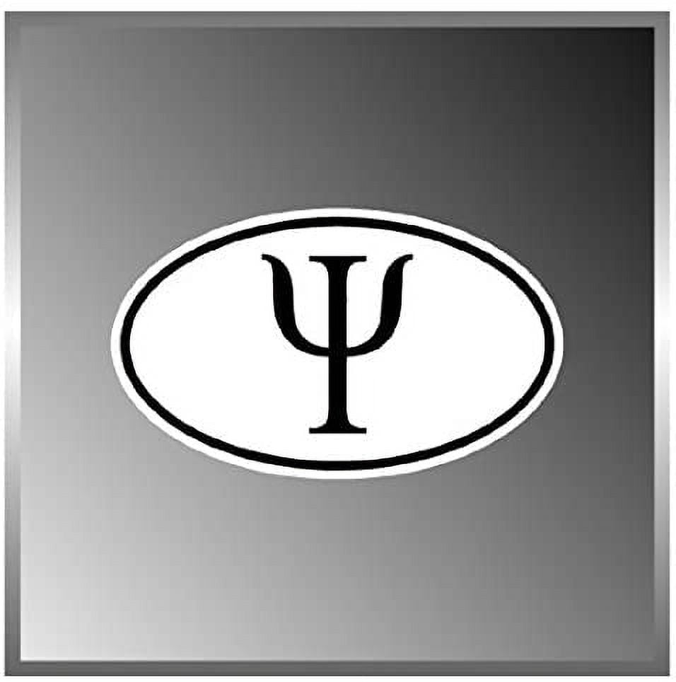 3 Pack - Psi Greek Alphabets Symbol Vinyl Euro Decal Bumper Sticker ...