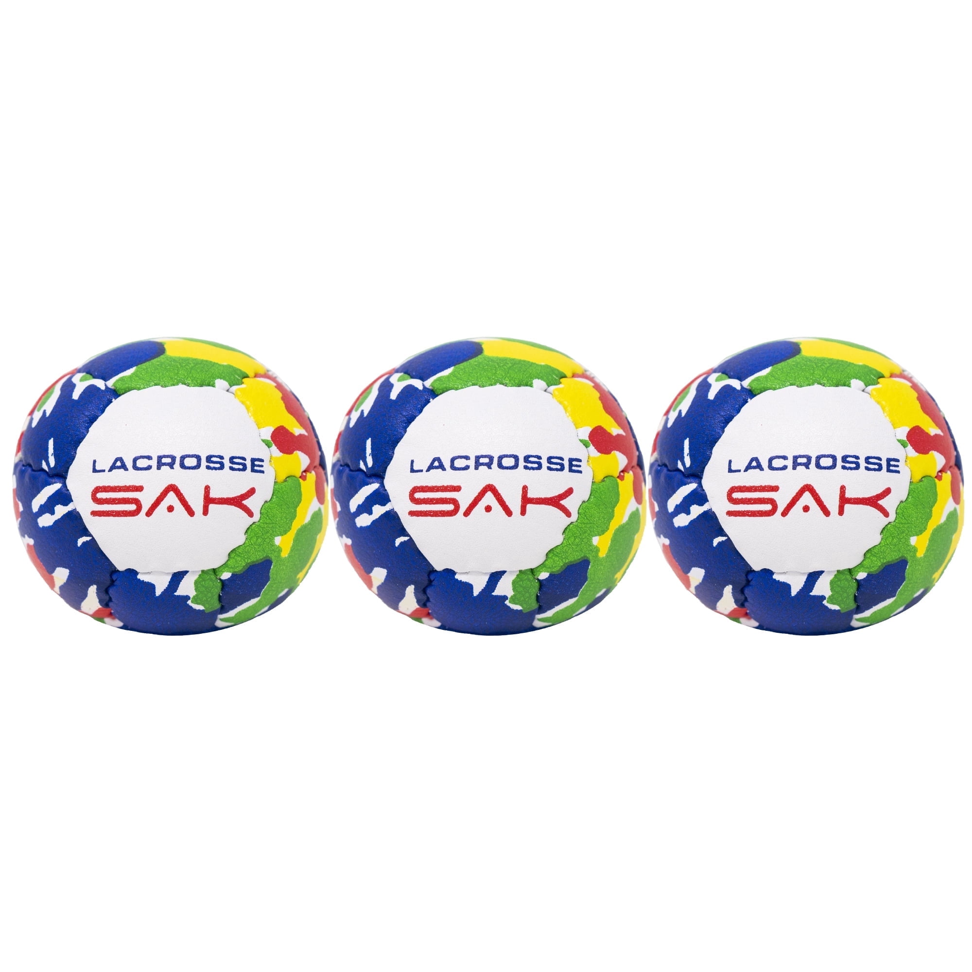 3 Pack Psychedelic Lax Sak Lacrosse Training Ball - Same Weight & Size ...