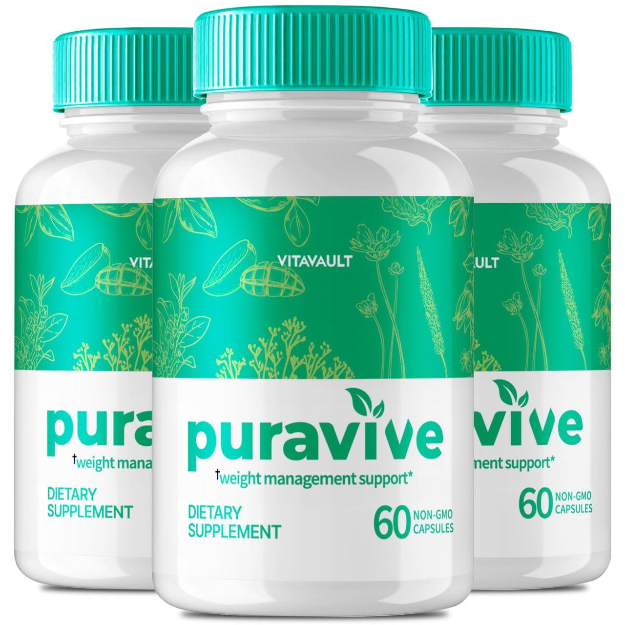 (3 Pack) Puravive Official Formula - Exotic Rice Method Weight Loss ...