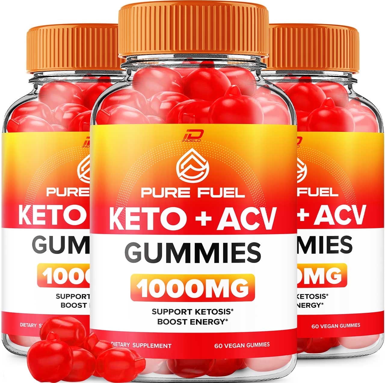 Avenura Pure Fuel Keto Gummies, Apple Cider Vinegar Dietary Supplement ...