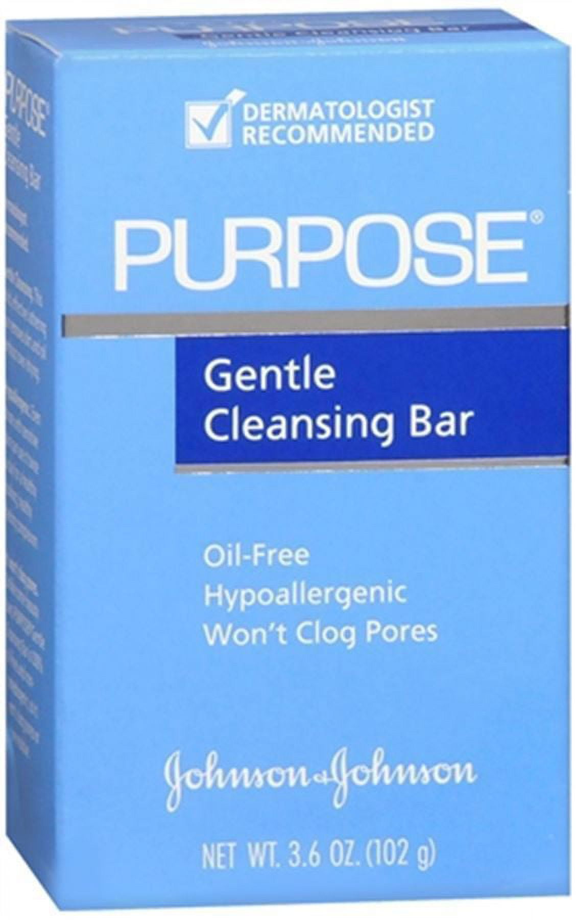 3 Pack Purpose Gentle Cleansing Face Bar 3.6 oz - Walmart.com