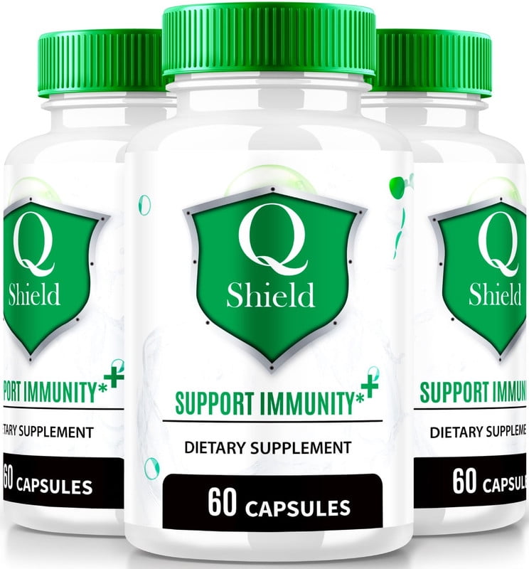 (3 Pack) Q Shield Capsules - Unleash Your Body's Full Potential, Made ...