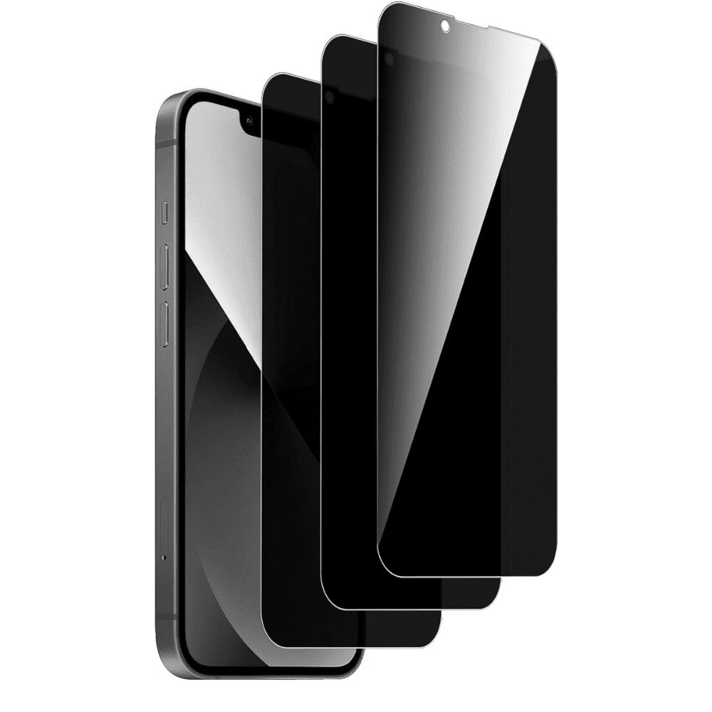 [3-Pack] Qixxronics for iPhone 14 iPhone 13 & iPhone 13 Pro Privacy ...