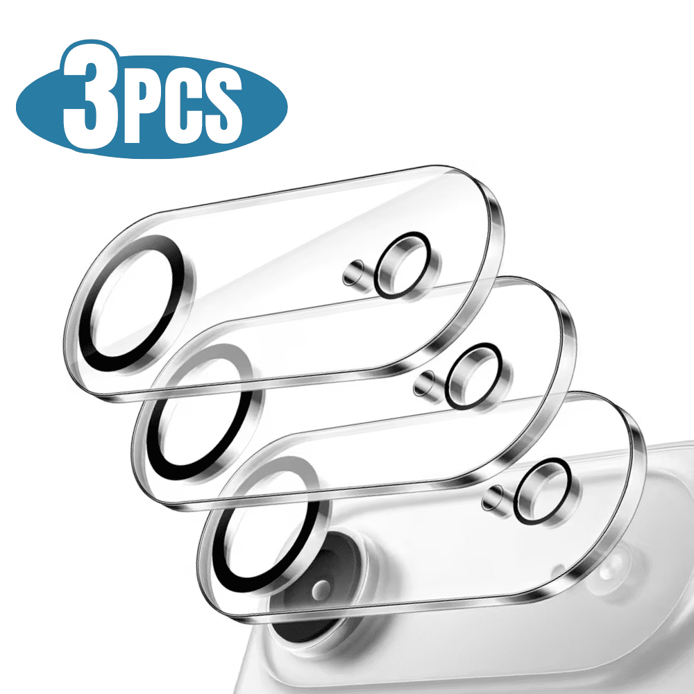 3 Pack Qixxronics for iPhone Air Camera Lens Protector Clear Tempered ...